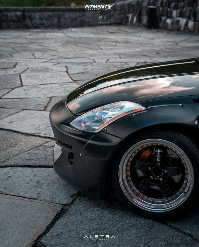 2003 Nissan 350Z Enthusiast with 18x9.5 Work Meister S1 3P and Toyo ...