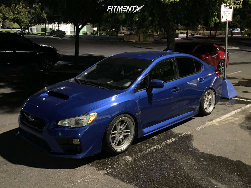 2016 Subaru WRX Base with 18x9.5 Enkei RPF1 and Lexani 255x35 on ...