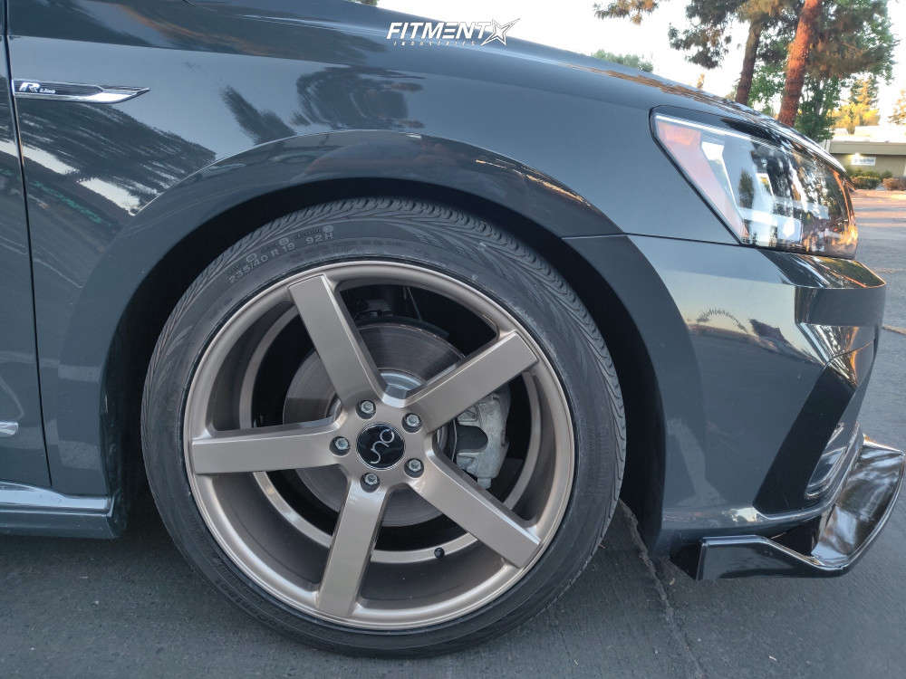 2017 Volkswagen Passat R-Line with 19x8.5 JNC Jnc026 and Continental ...