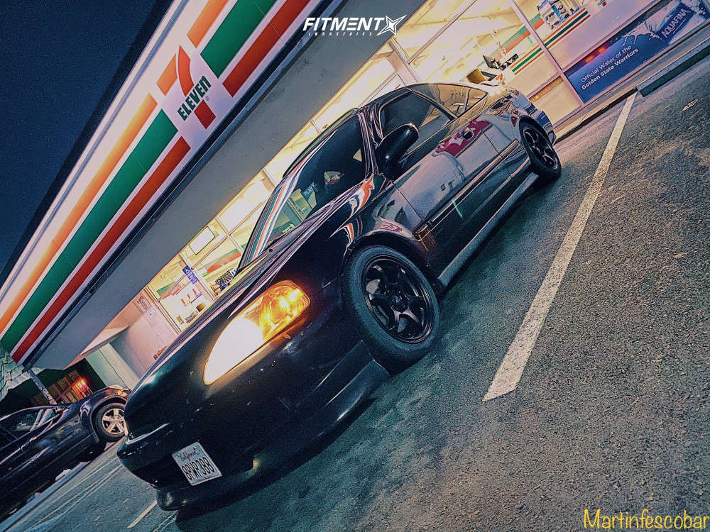 2000 Honda Civic EX with 15x6.5 Konig Backbone and Toyo Tires 195x45 on ...