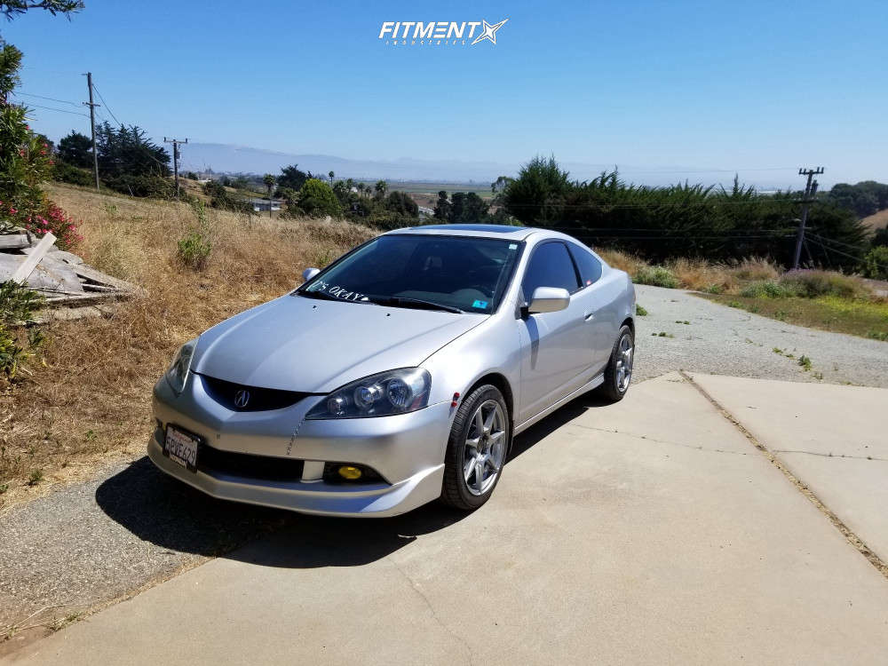2005 Acura RSX Base with 17x8 Enkei TFR and Bridgestone 225x45 on Stock ...