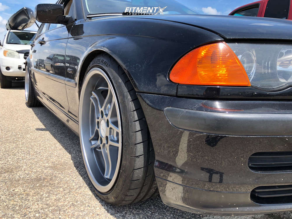 2000 BMW 323i Base with 18x8.5 Breyton Inspiration and Federal 215x40 ...