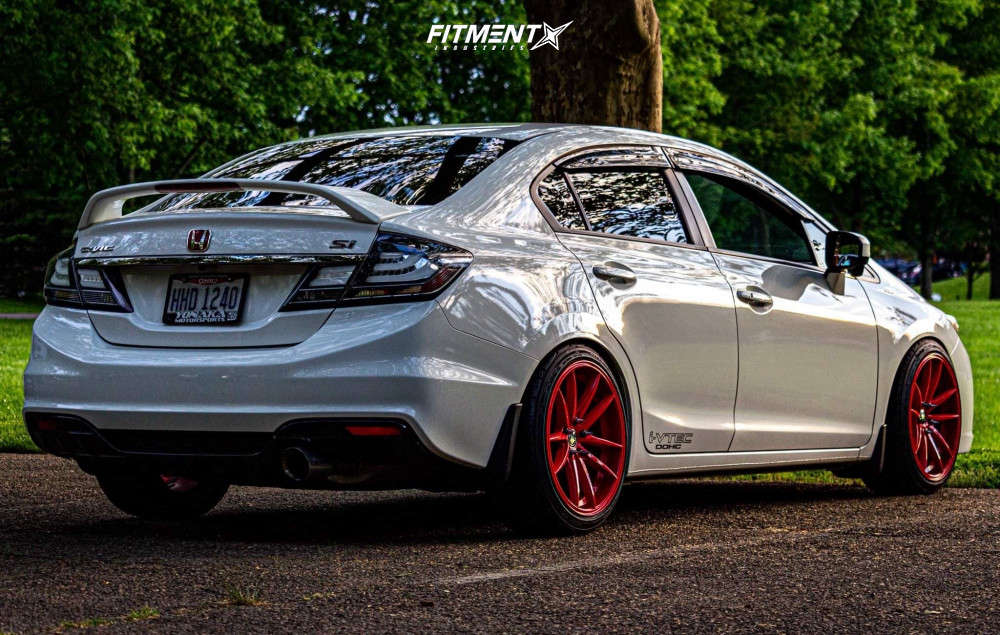 2015 Honda Civic Si with 18x9 Konig Oversteer and Kelly 225x40 on ...