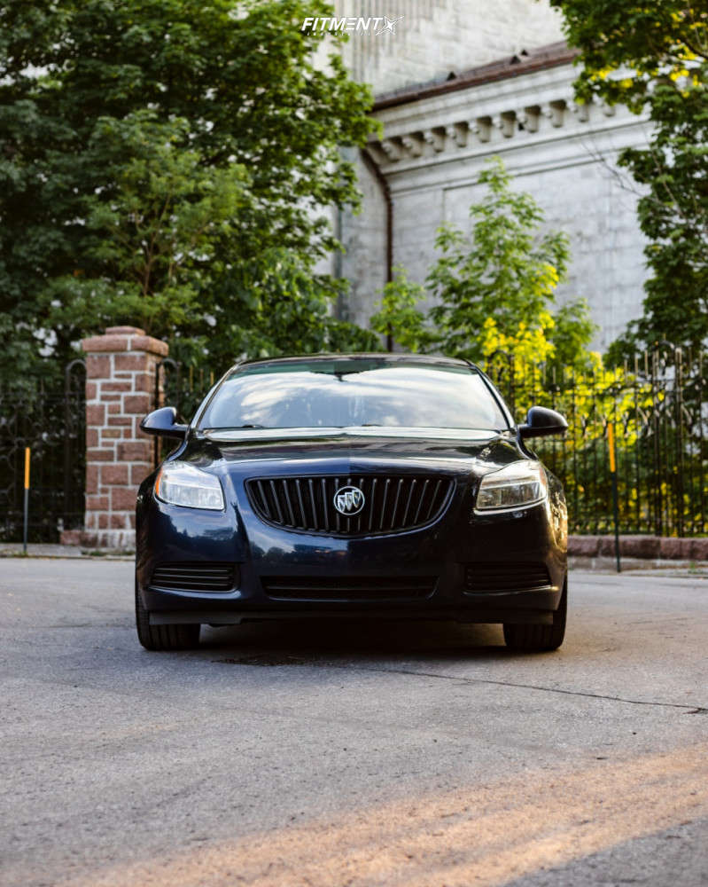 2012 Buick Regal Base with 19x8.5 Replica 666m and Zeta 245x40 on ...