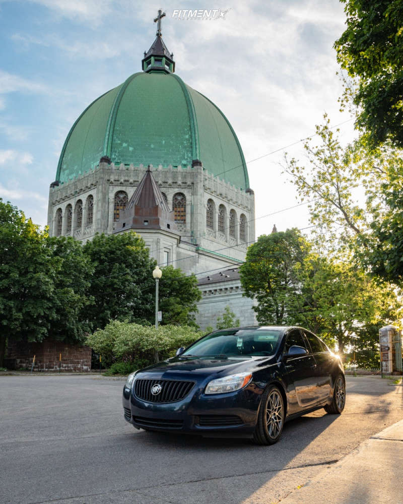 2012 Buick Regal Base with 19x8.5 Replica 666m and Zeta 245x40 on ...