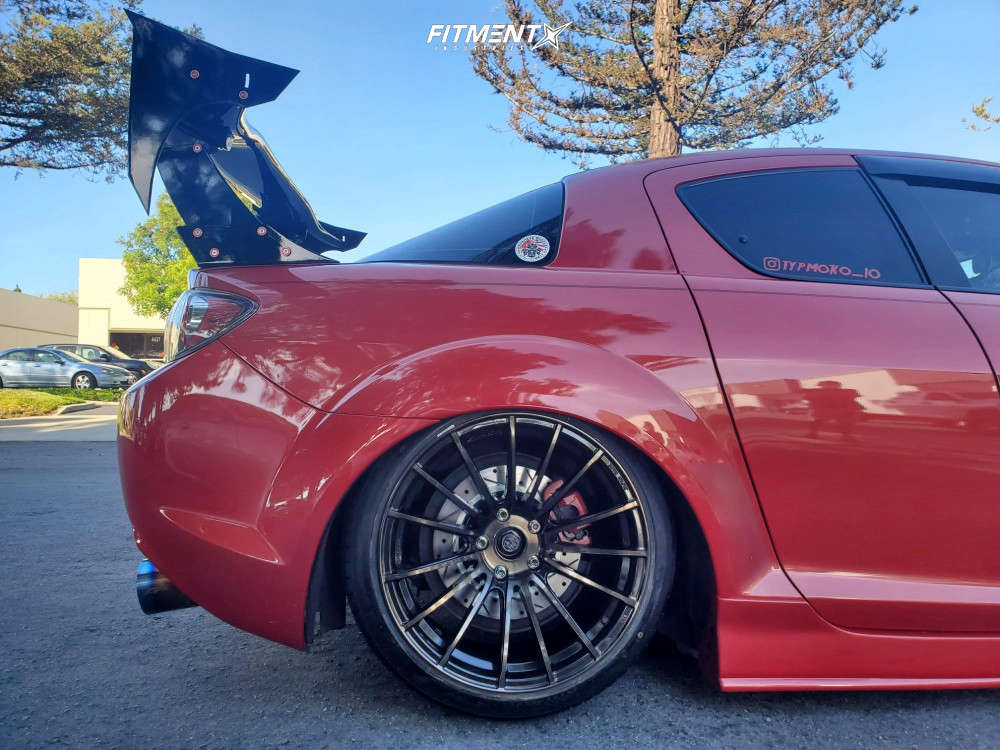 2011 Mazda RX-8 Sport with 18x10.5 WedsSport Sa-15r and Nankang 235x40 ...