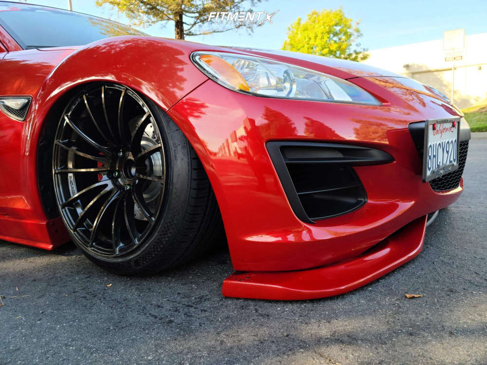 2011 Mazda RX-8 Sport with 18x10.5 WedsSport Sa-15r and Nankang 235x40 ...