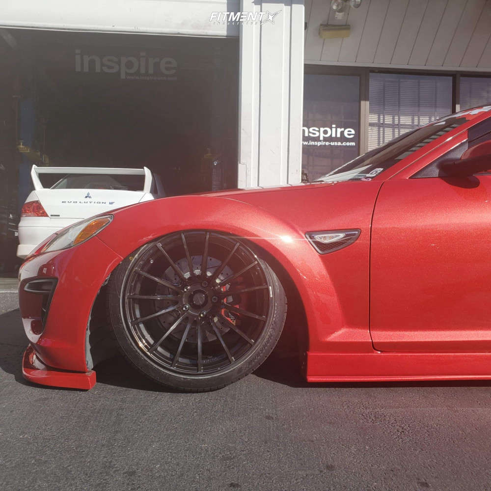 2011 Mazda RX-8 Sport with 18x10.5 WedsSport Sa-15r and Nankang 235x40 ...