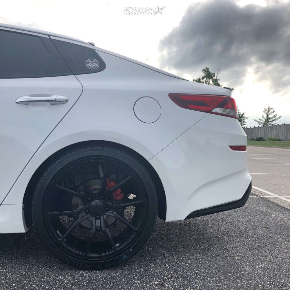 2020 Kia Optima Special Edition with 20x8.5 Asanti Black Abl-13 and Falken 245x35 on Lowering ...