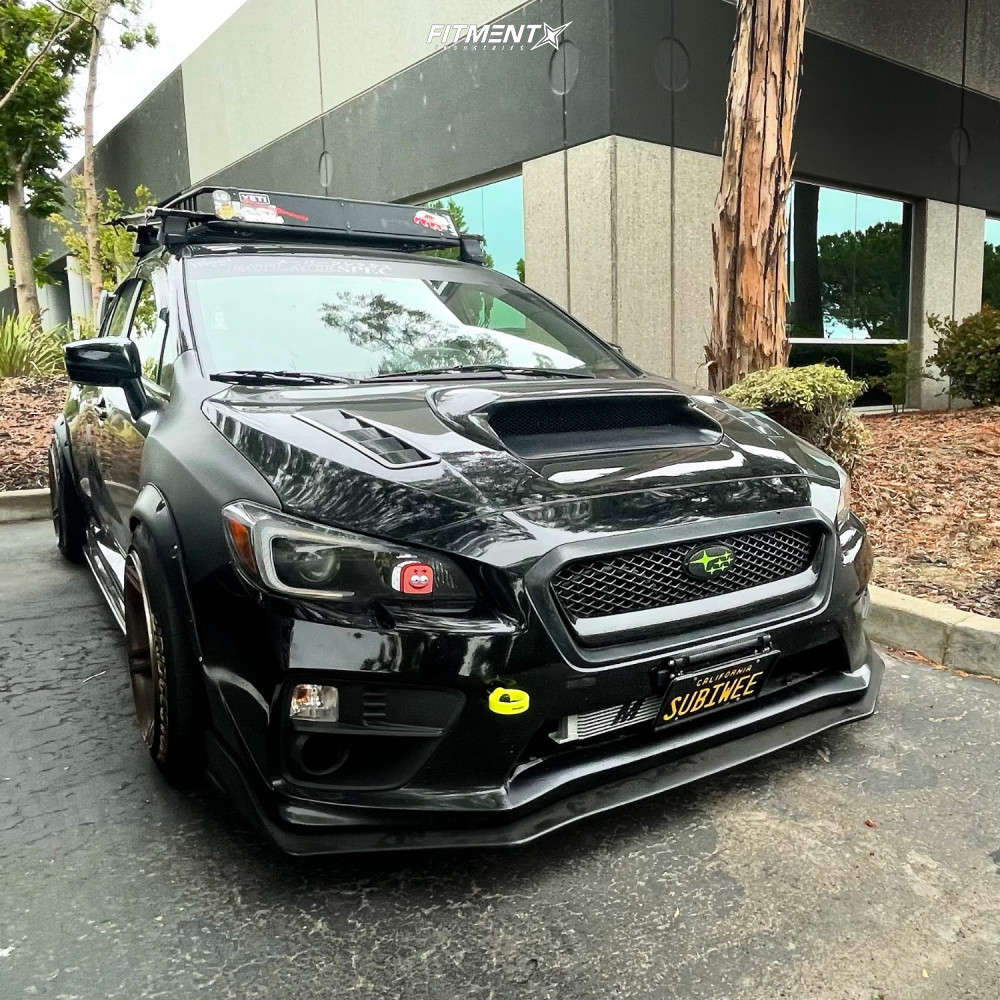 2016 Subaru WRX Base with 17x10 Cosmis Racing S5r and Bridgestone ...