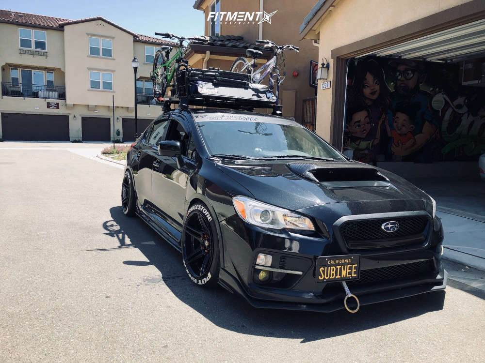 2016 Subaru WRX Base with 17x10 Cosmis Racing S5r and Bridgestone ...