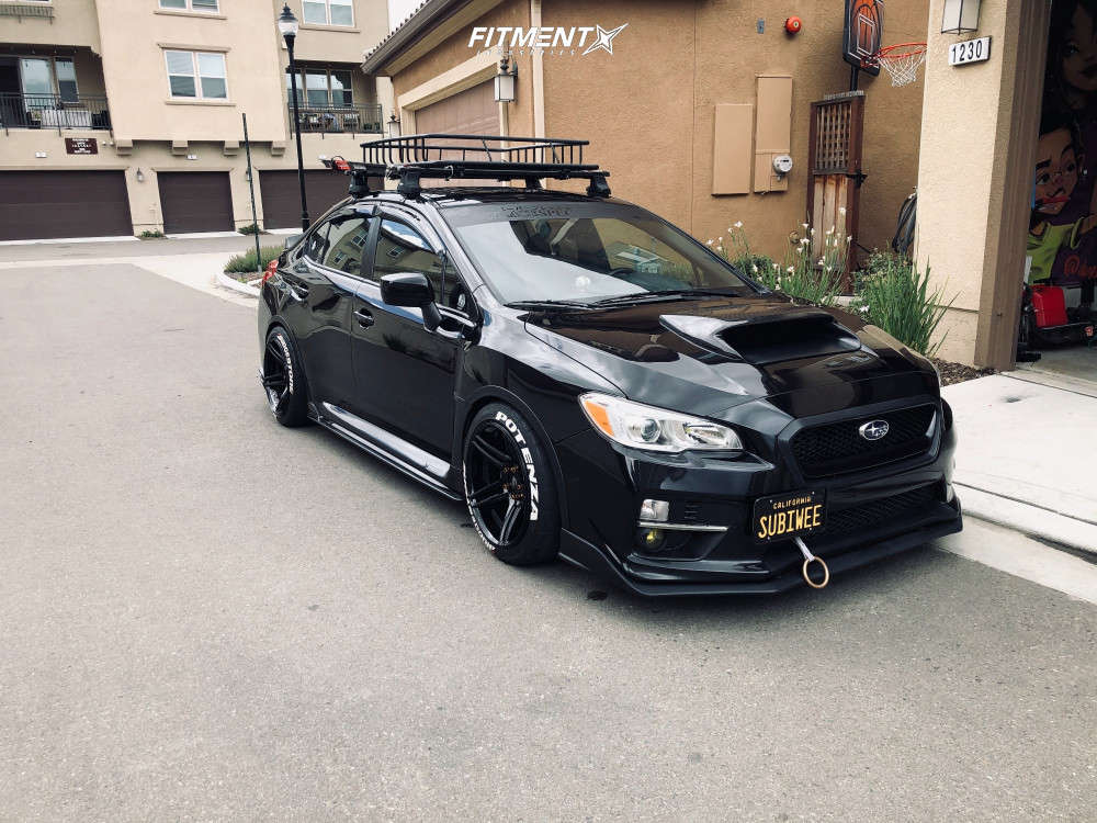 2016 Subaru WRX Base with 17x10 Cosmis Racing S5r and Bridgestone ...