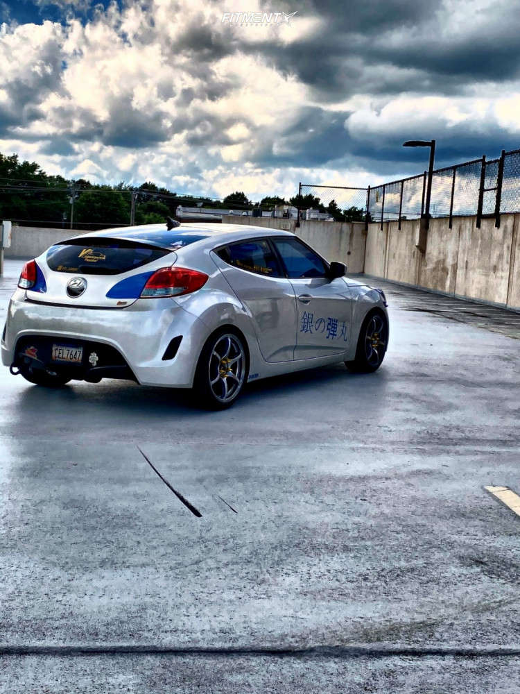 2012 Hyundai Veloster Base with 18x8.5 AVID1 AV26 and GT Radial 225x40 ...