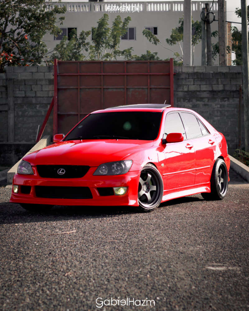 2000 Lexus IS300 Base with 18x9.5 Aodhan Ah03 and Bridgestone 225x40 on ...