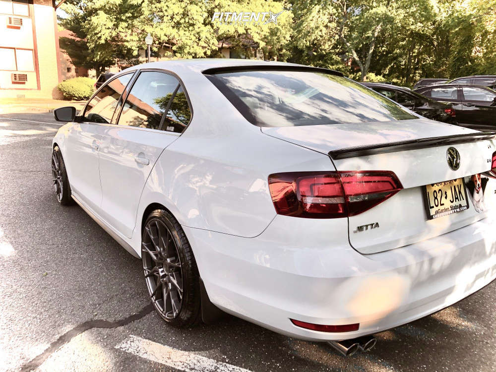 2017 Volkswagen Jetta S with 19x8.5 Niche Staccato and Delinte 225x35 ...