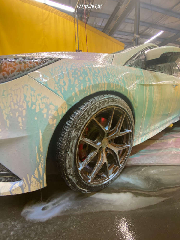 2018 Ford Focus ST with 18x8 Fast Wheels Fc04 and Goodyear 235x40 on Lowering Springs | 1120124 ...