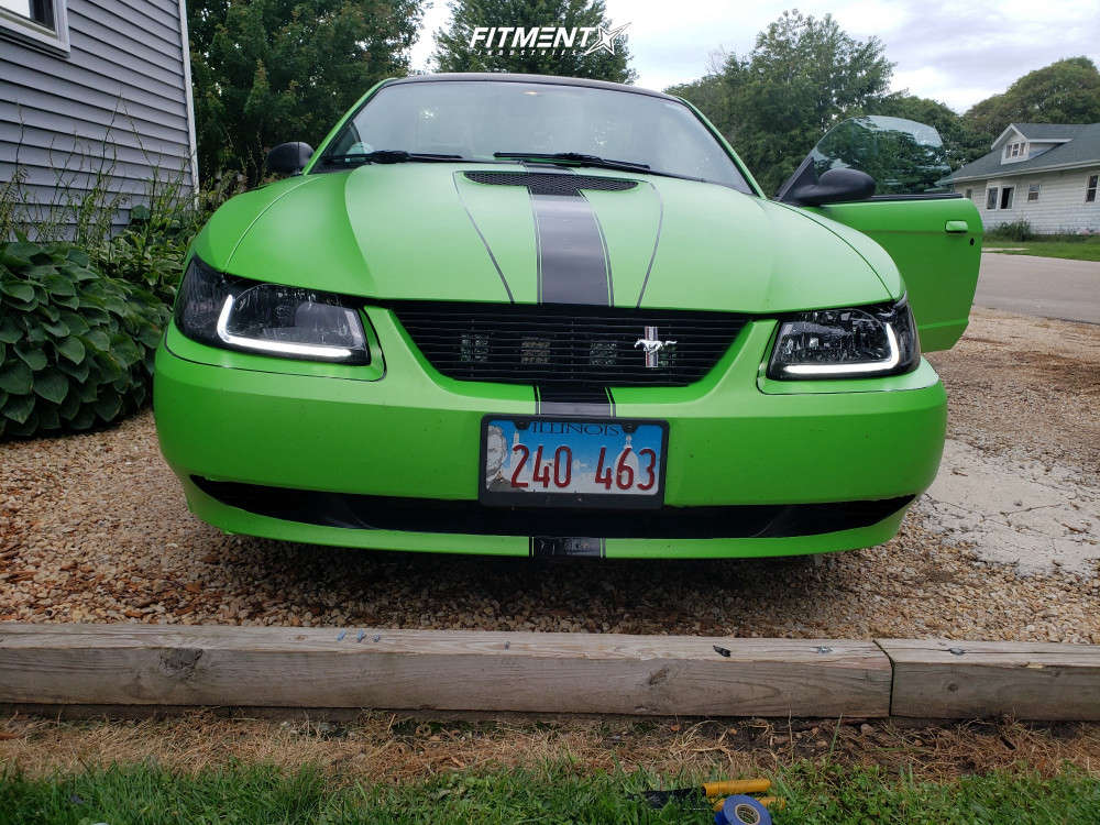 2000 Ford Mustang Base with 18x9 Marquee Luxury M8888 and Federal ...