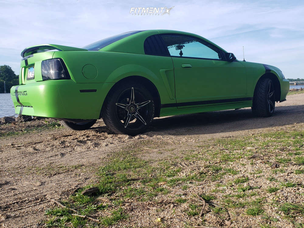 2000 Ford Mustang Base with 18x9 Marquee Luxury M8888 and Federal ...