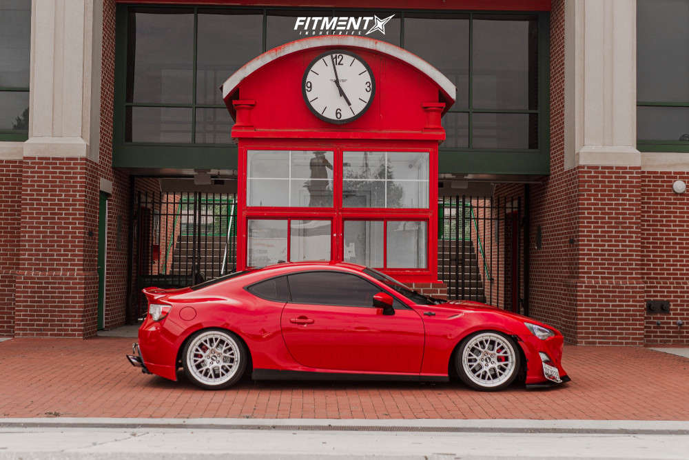 2013 Scion FR-S Base with 18x9.5 ESR Cs11 and Westlake 215x35 on ...