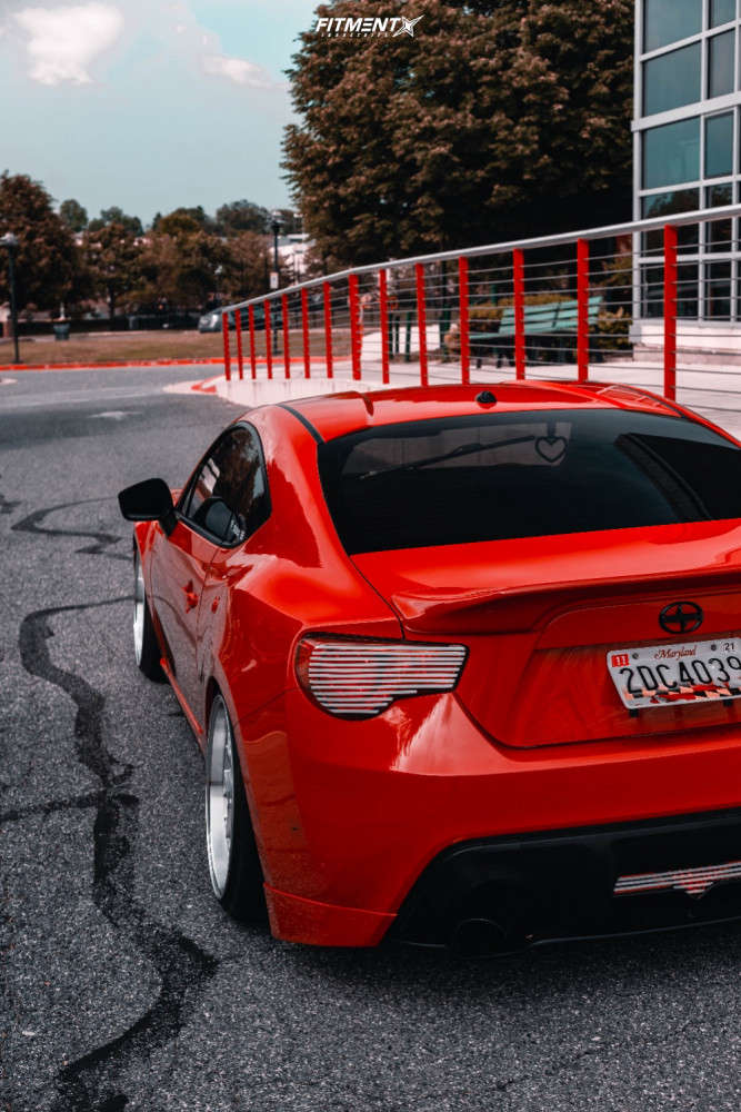 2013 Scion FR-S Base with 18x9.5 ESR Cs11 and Westlake 215x35 on ...