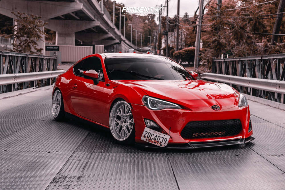 2013 Scion FR-S Base with 18x9.5 ESR Cs11 and Westlake 215x35 on ...