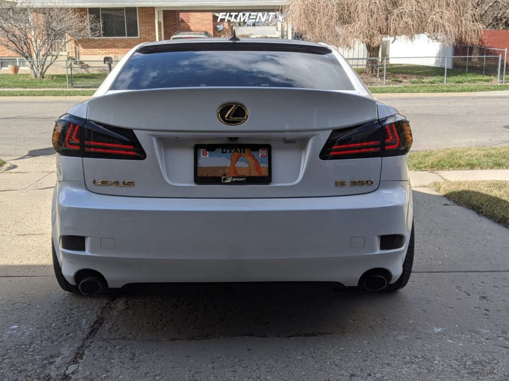 2009 Lexus IS350 Base with 18x8 JNC JNC005 and Yokohama 225x40 on Coilovers | 1120710 | Fitment ...