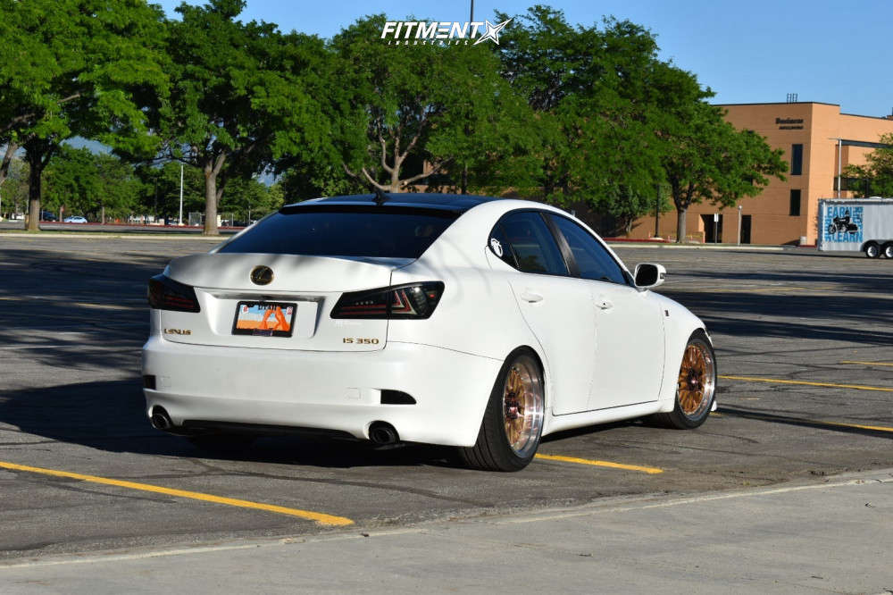 2009 Lexus IS350 Base with 18x8 JNC JNC005 and Yokohama 225x40 on Coilovers | 1120710 | Fitment ...