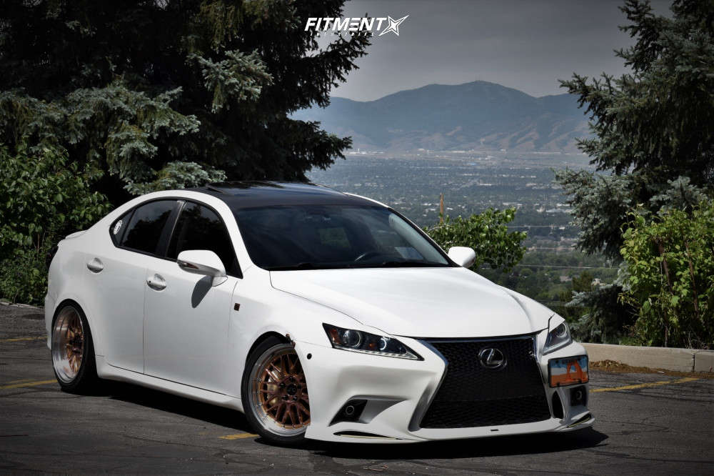 2009 Lexus IS350 Base with 18x8 JNC JNC005 and Yokohama 225x40 on Coilovers | 1120710 | Fitment ...