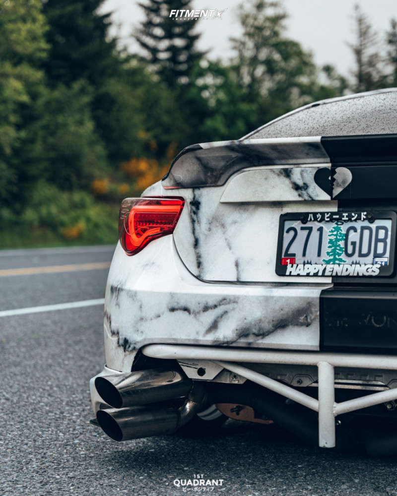 2013 Scion FR-S Base with 18x9.5 SSR Sp1 and Achilles 215x35 on Air ...