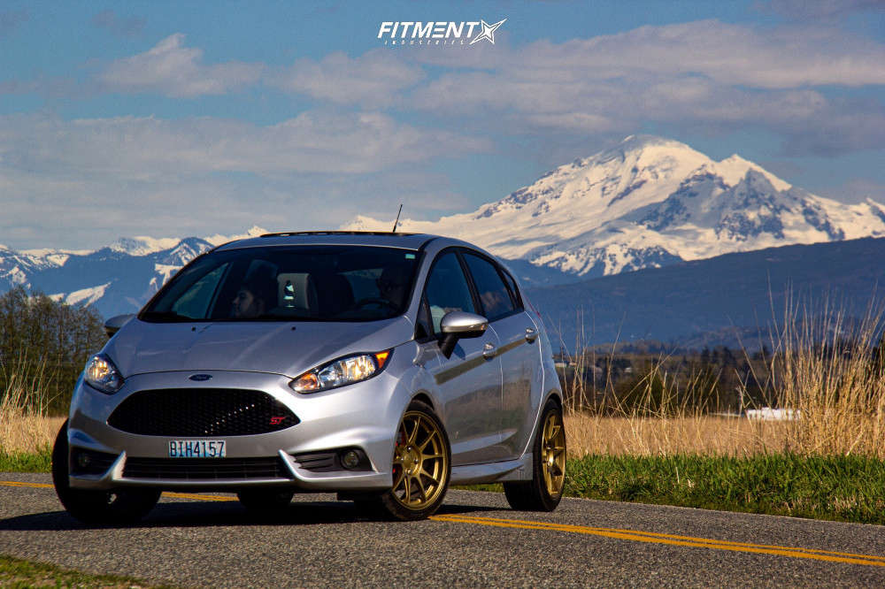 2015 Ford Fiesta ST with 17x8 Rota Titan and Nankang 215x45 on Stock ...