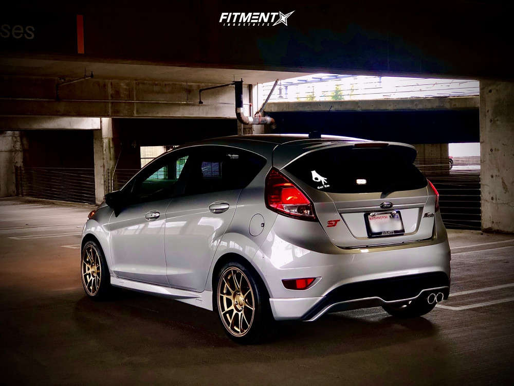 2015 Ford Fiesta ST with 17x8 Rota Titan and Nankang 215x45 on Stock ...