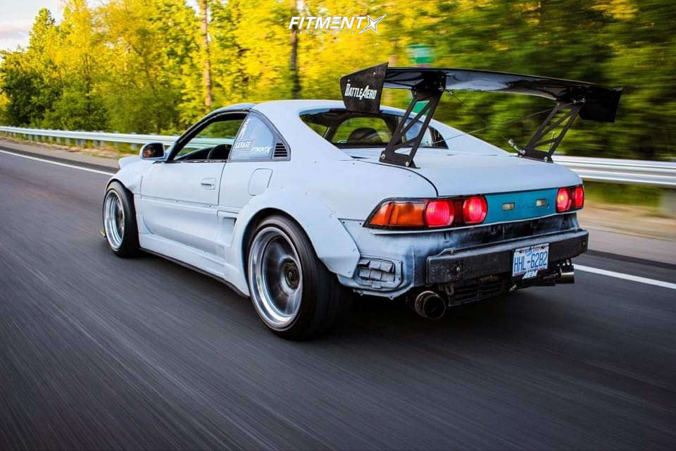 1991 Toyota MR2 Base with 17x9 Cosmis Racing XT-206R and Federal 235x40 ...