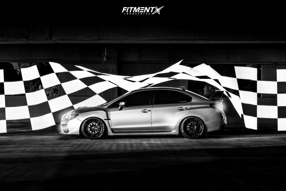 2017 Subaru WRX Premium with 18x8.5 Enkei Tms and Federal 235x40 on ...