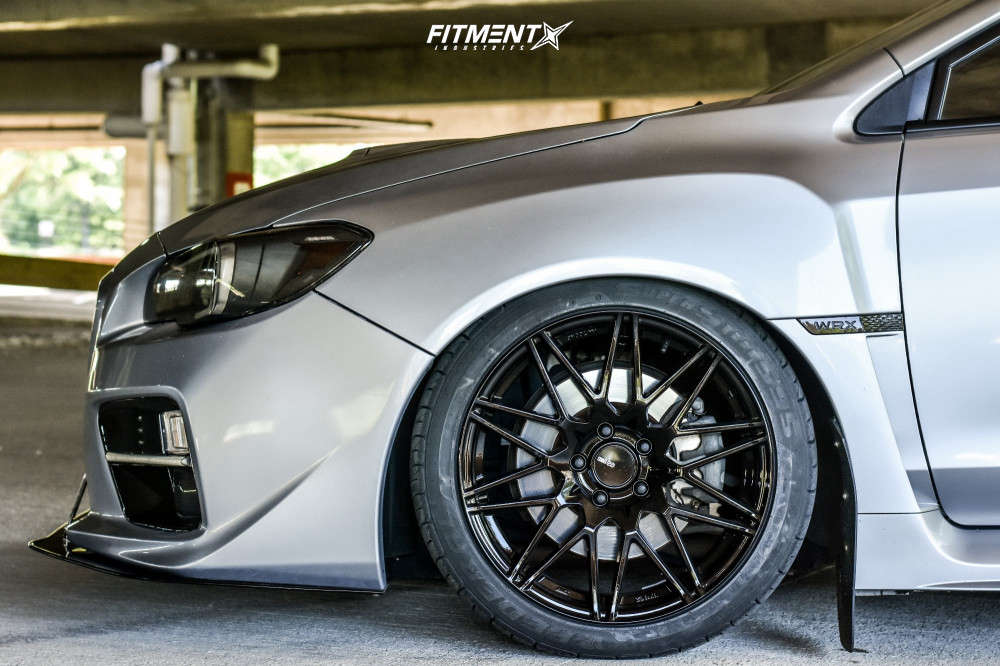 2017 Subaru WRX Premium with 18x8.5 Enkei Tms and Federal 235x40 on ...