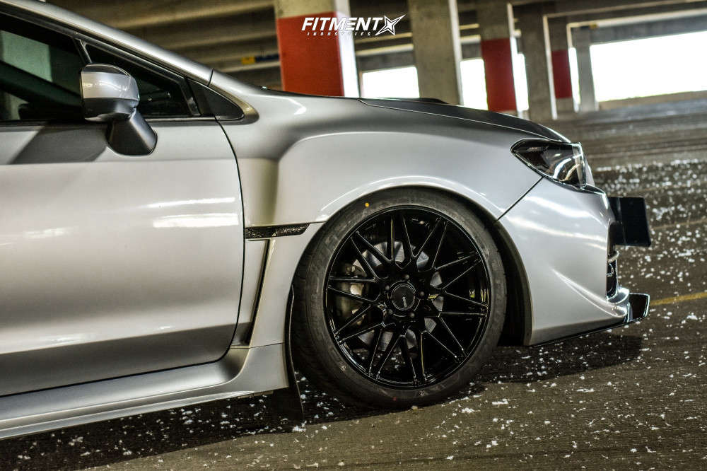 2017 Subaru WRX Premium with 18x8.5 Enkei Tms and Federal 235x40 on ...