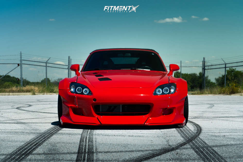 2004 Honda S2000 Base with 18x10 BBS Rs and Nitto 255x35 on Air ...