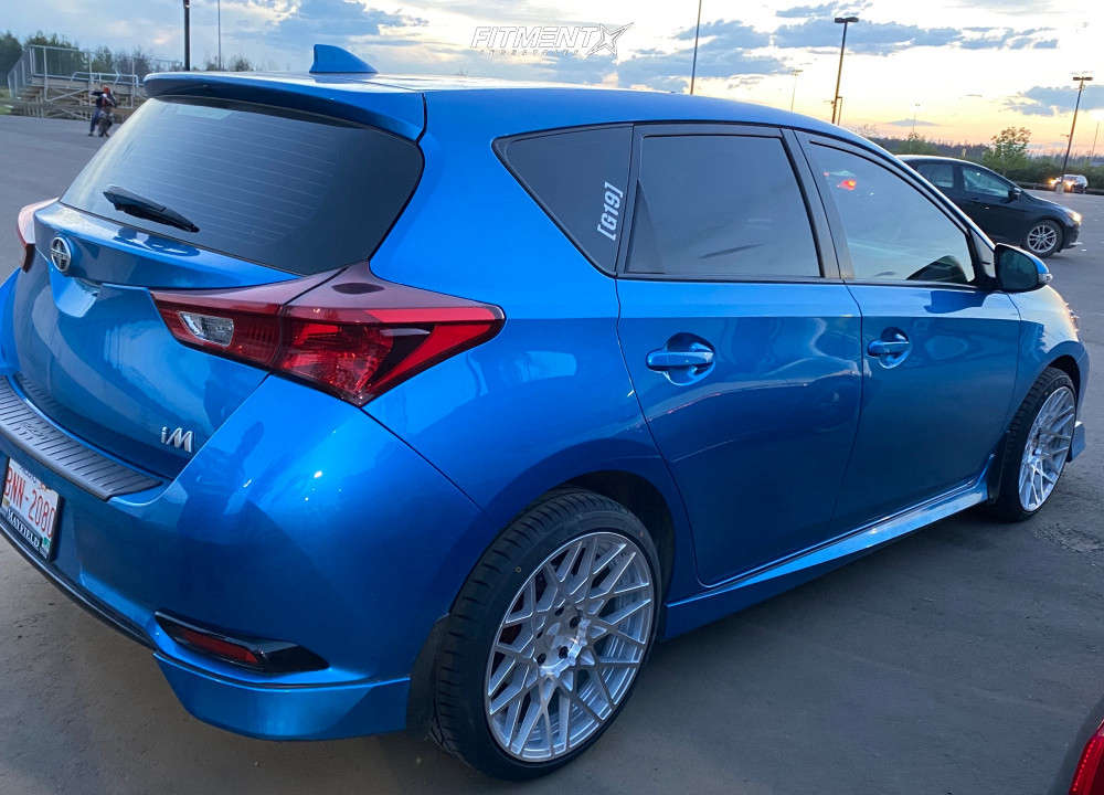 2016 Scion IM Base with 18x9.5 ESR SR07 and Maxxis 245x35 on Stock ...