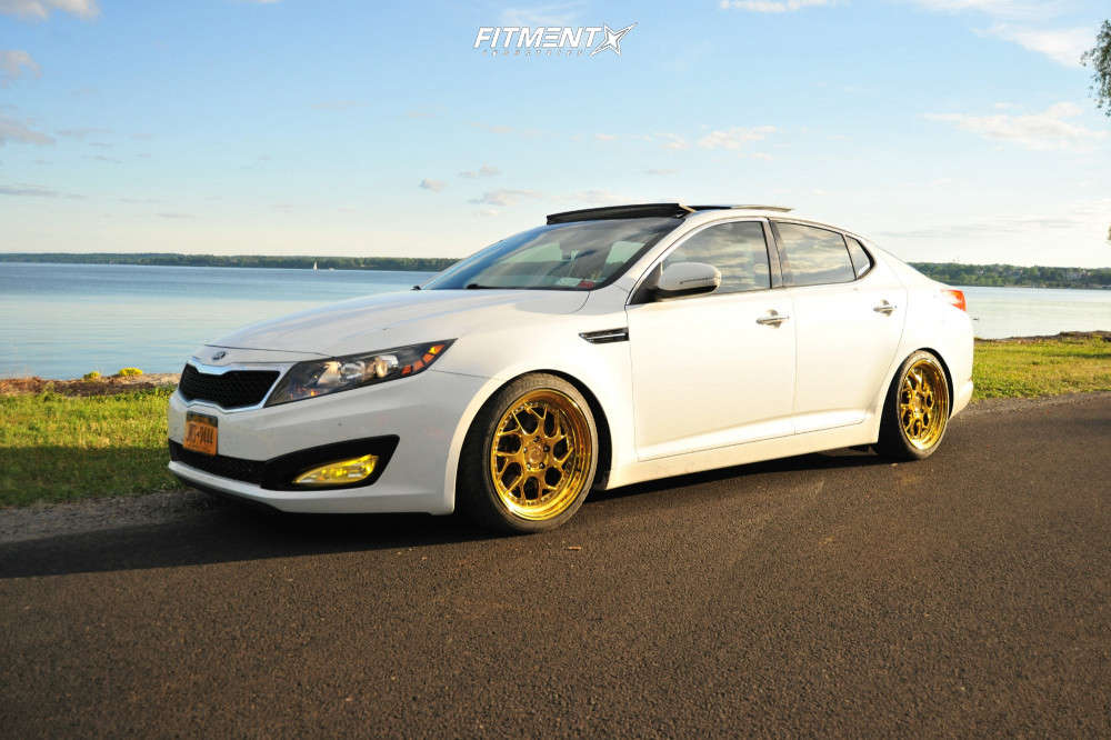 2013 Kia Optima EX with 18x8.5 Aodhan Ds01 and Federal 225x40 on ...