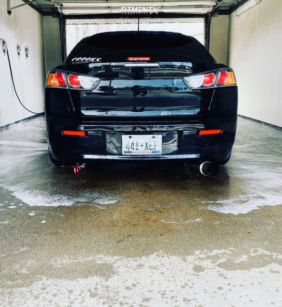 2017 Mitsubishi Lancer SE Limited Edition with 18x9.5 JNC Jnc031 and ...