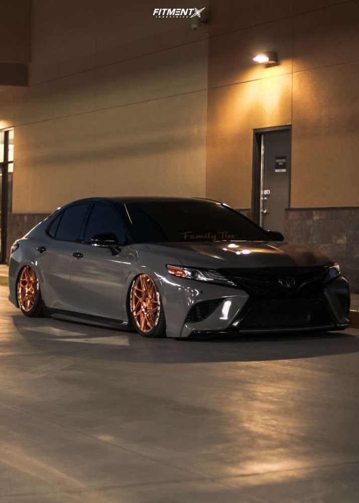 2019 Toyota Camry XSE with 19x8.5 Blaque Diamond Bd-3 and Nitto 245x35 ...