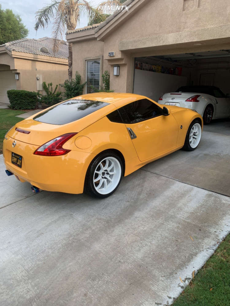 2017 Nissan 370Z Base with 19x9.5 Work Emotion D9r and Ohtsu 245x40 on ...
