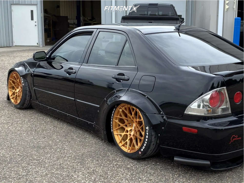 2005 Lexus IS300 Base with 18x9 Ceika S/12 Forged and Firestone 235x40 ...