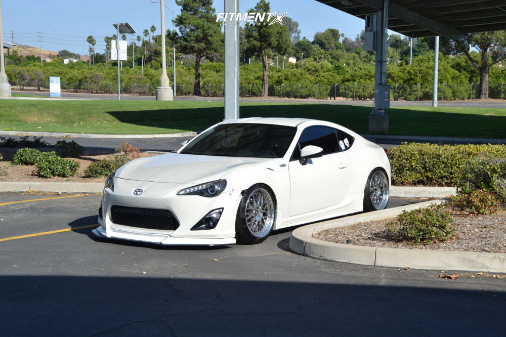 2016 Scion FR-S Base with 18x9.5 Work VS XX and Continental 235x40 on ...