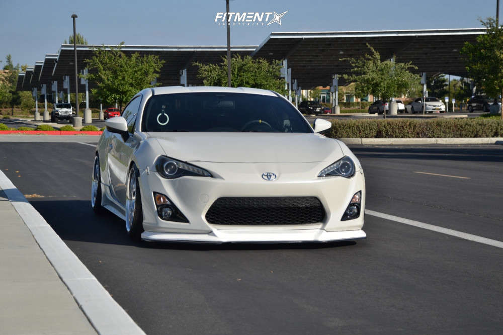 2016 Scion FR-S Base with 18x9.5 Work VS XX and Continental 235x40 on ...