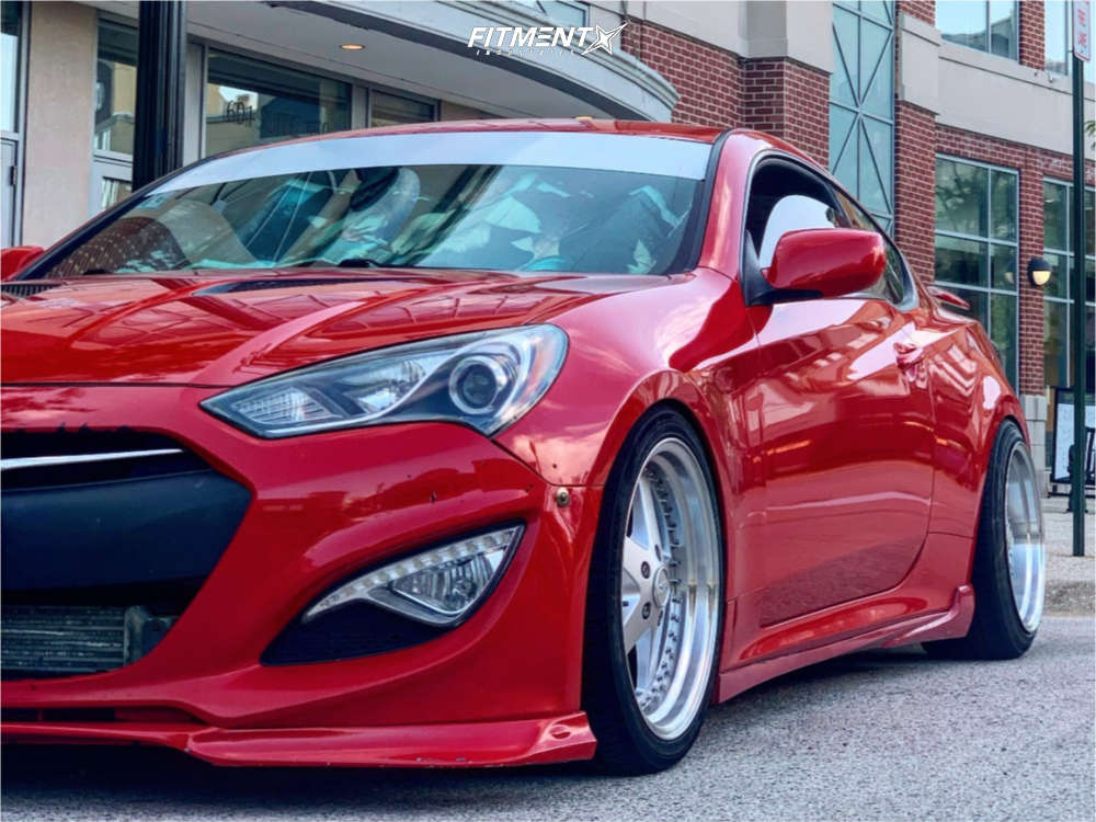 2013 Hyundai Genesis Coupe 2.0T with 18x8.5 ESR SR04 and Hankook 225x40 ...
