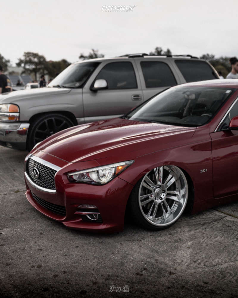 2016 INFINITI Q50 Premium with 20x10.5 Weds Glossa and Achilles 225x35 ...