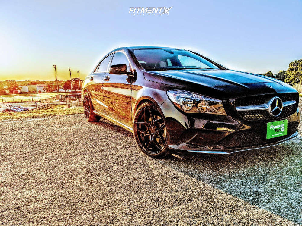 2019 Mercedes-Benz CLA250 4Matic with 19x8.5 Rohana Rfx11 and ...