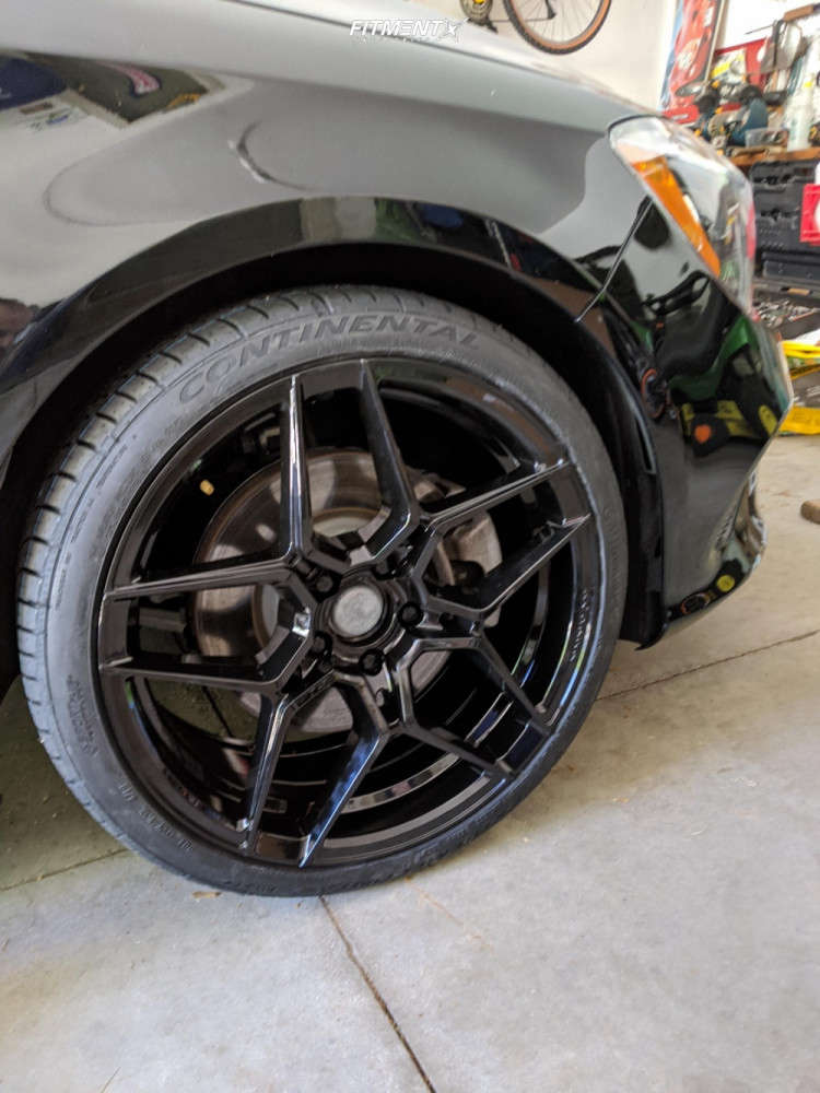 2019 Mercedes-Benz CLA250 4Matic with 19x8.5 Rohana Rfx11 and ...