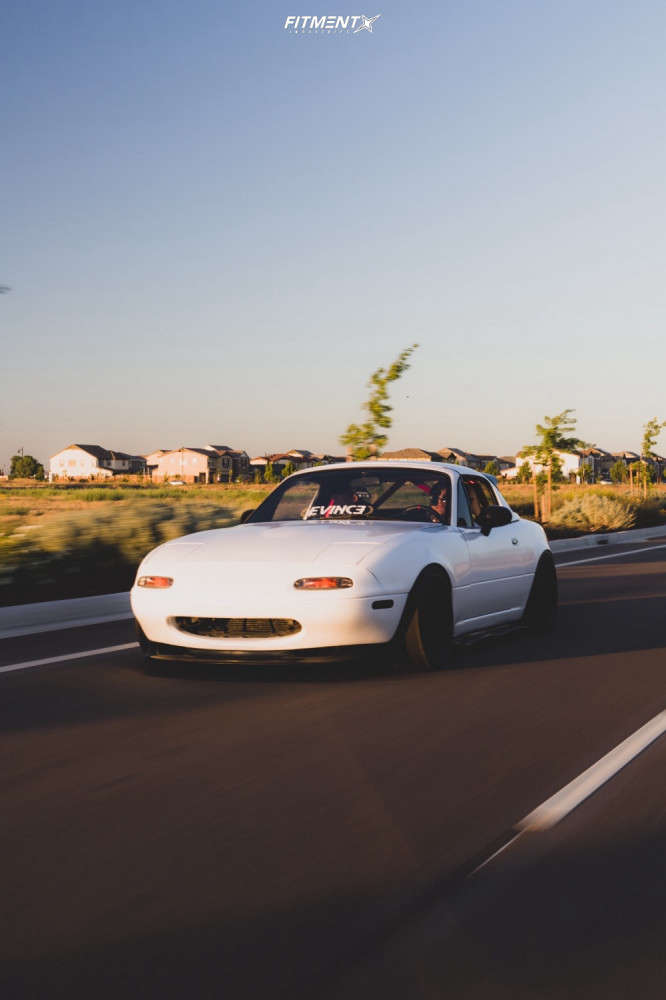 1994 Mazda MX-5 Miata Base with 15x8 Advanti Racing Storm S1 and Toyo ...