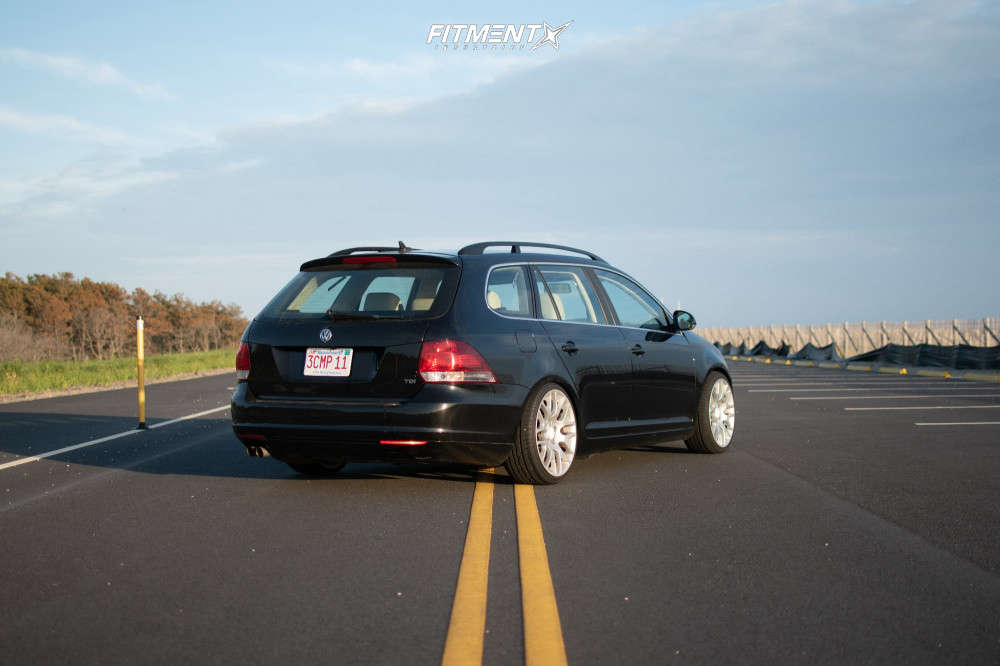2014 Volkswagen Jetta TDI with 18x8 OEM Wheels Style 197 and Leao ...